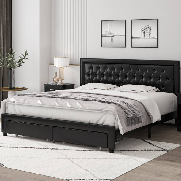 Mercury Row® Silvester Upholstered Platform Storage Bed And Reviews Wayfair